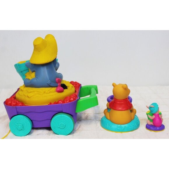Disney | Toys | Vtg 9s Disney Winnie The Pooh Pull Toy Honey Stack N ...